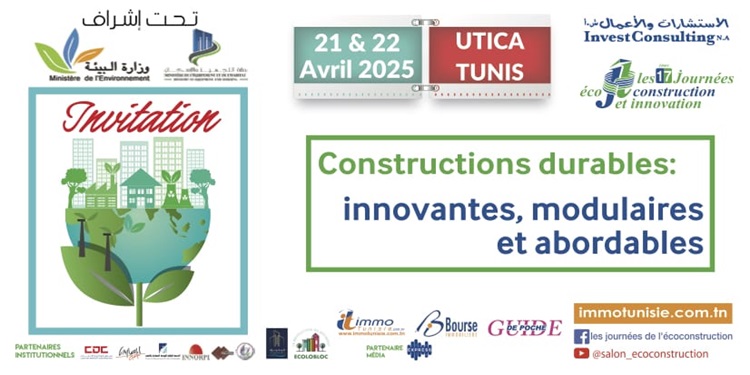 Le Salon de l’éco-construction revient à Tunis les 21 et 22 avril avec ...